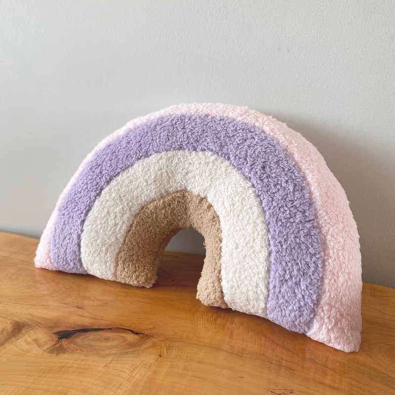 Rainbow Pillow - Etsy