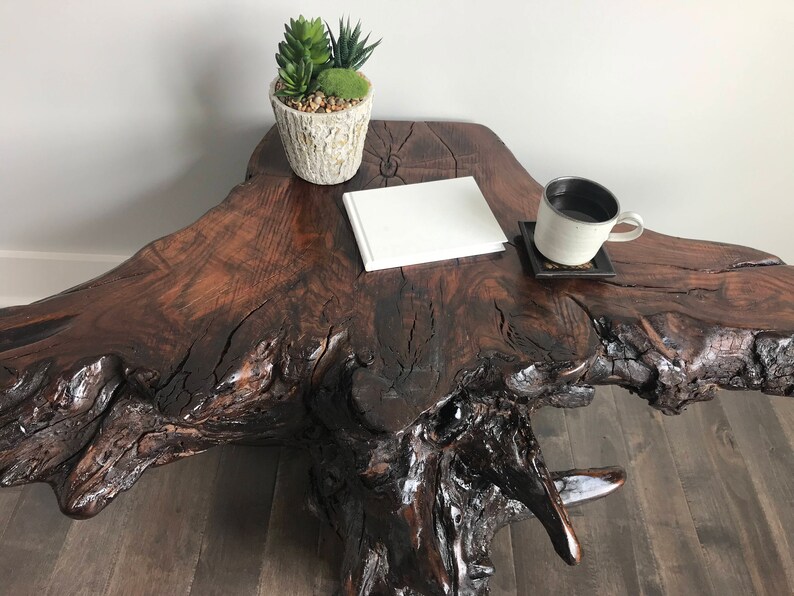 Walnut Stump Coffee Table Rustic Table Stump Table - Etsy