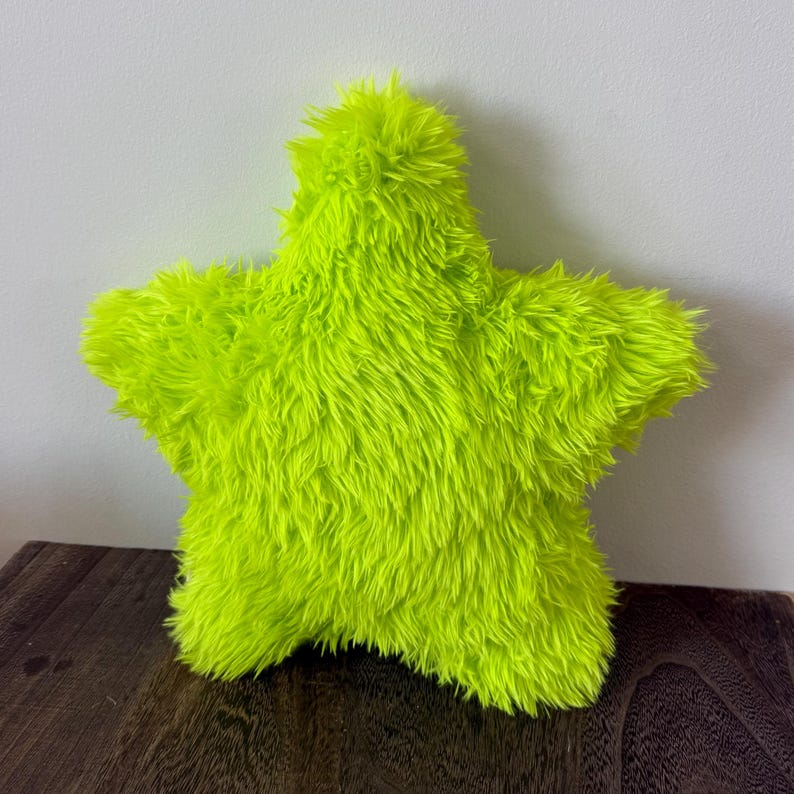 Faux Fur Star-shaped Pillow Cushion - Etsy