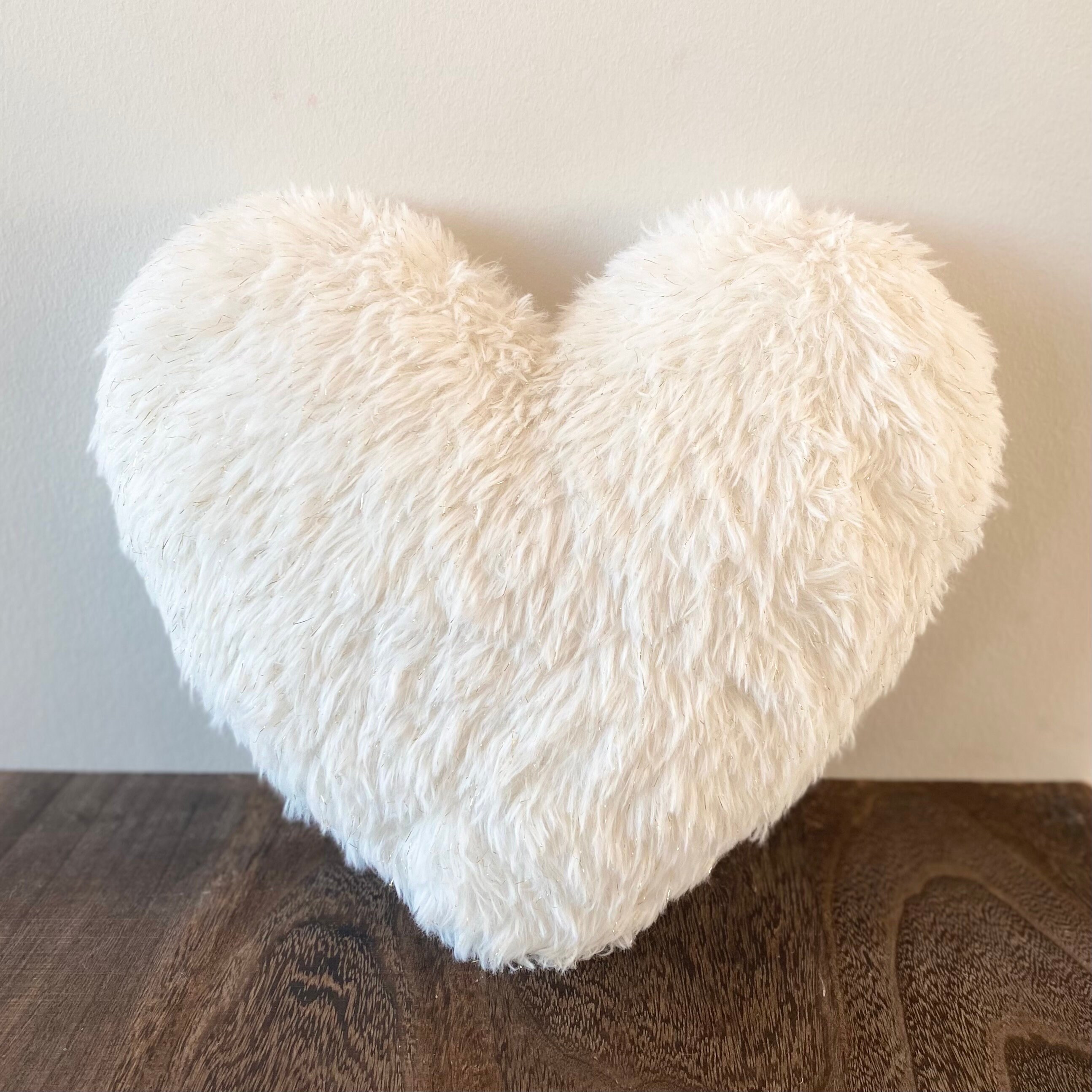 Faux Fur Heart-shaped Pillow Cushion - Etsy