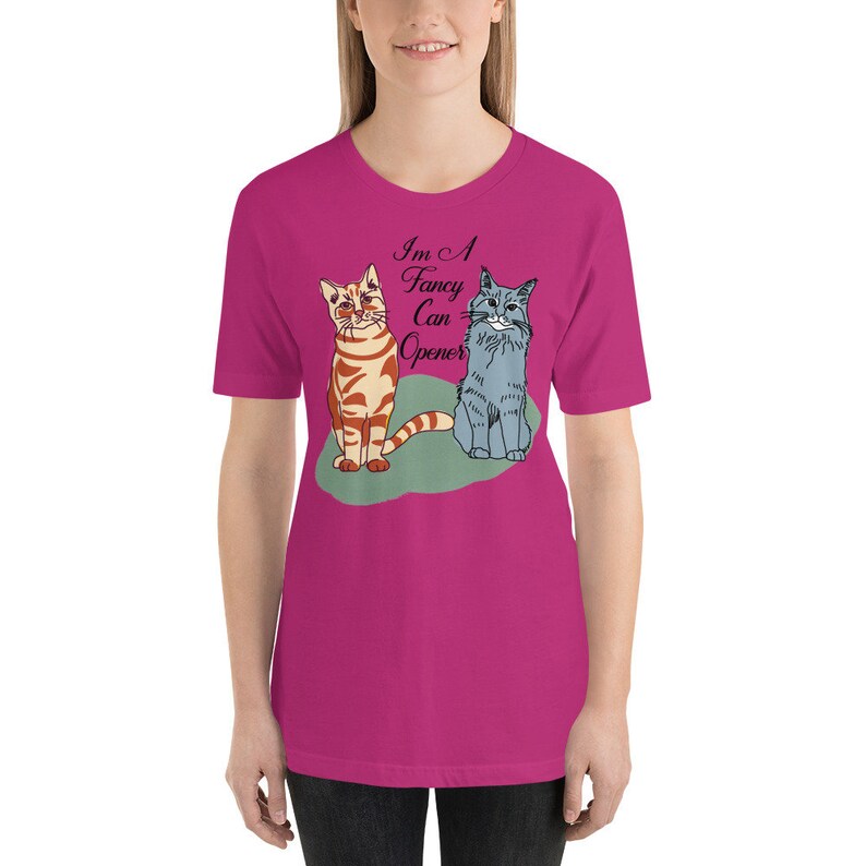 Funny Cat Shirt, Cat Owner, Cat Feeder, Cat Food, Pet Sitter, Short ...