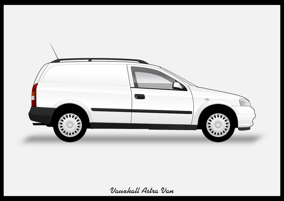 VAUXHALL ASTRA Van - Colour Vector File Download - .PDF, .svg, .png - Etsy