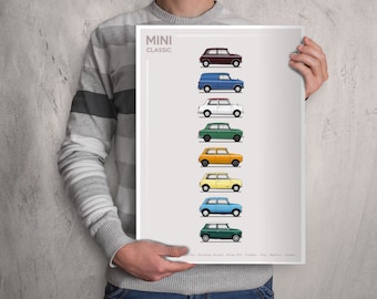 POSTER MINI Evolution Colour - Etsy