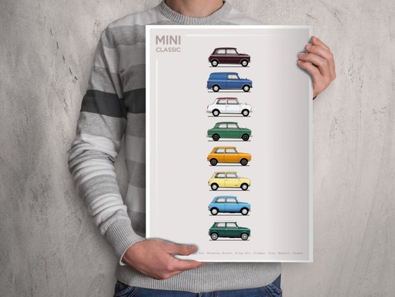 POSTER MINI CLASSIC Evolution Colour - Etsy UK