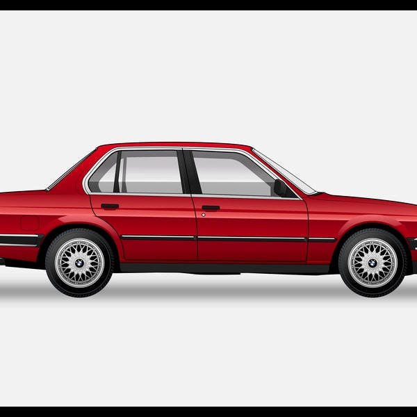 Bmw Vector E30 - Etsy