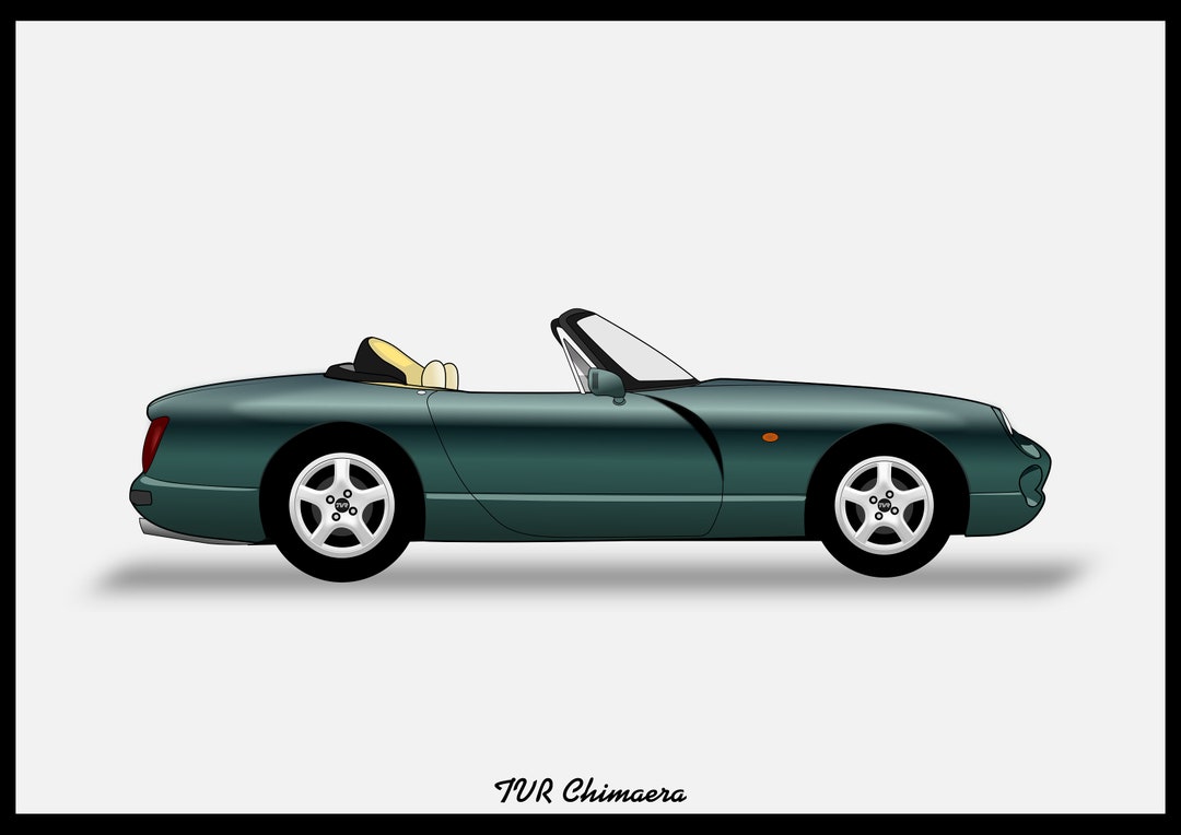 POSTER - TVR CHIMAERA Vector Art - Etsy