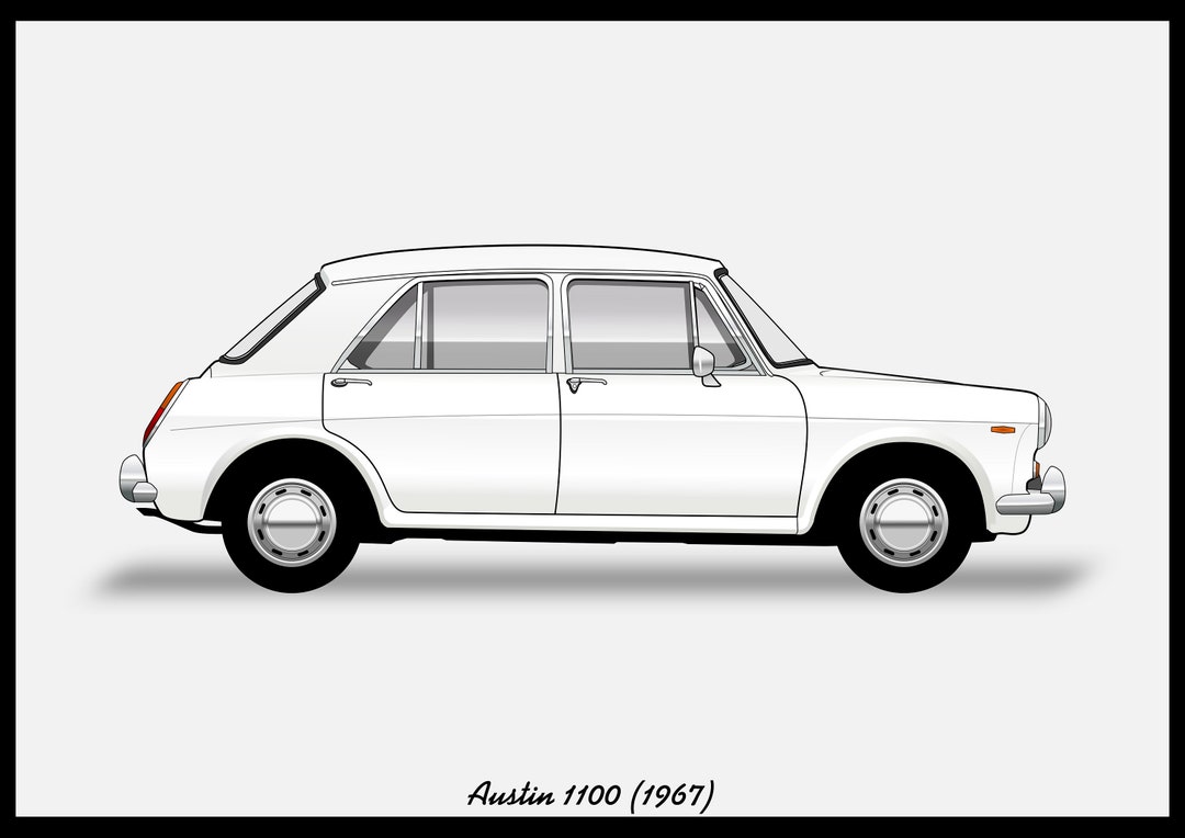 AUSTIN 1100 - Colour Vector File Download - .PDF, .svg, .png - Etsy