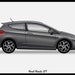 POSTER FORD Fiesta ST Vector Art Grey - Etsy