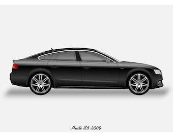 Audi S5 Art - Etsy