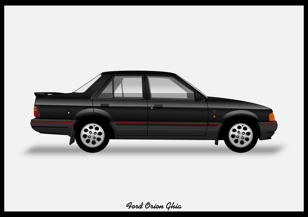 FORD ORION Mk2 Negro - Descarga de archivos vectoriales en color (PDF ...