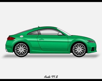 Audi Tt Svg File - Etsy