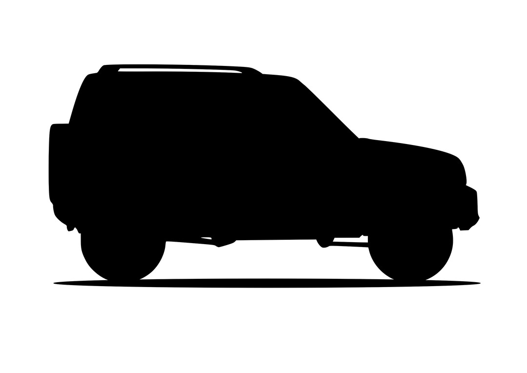 Suzuki Jimny Car Silhouette Vector - .SVG, .PDF, .png - Etsy Canada