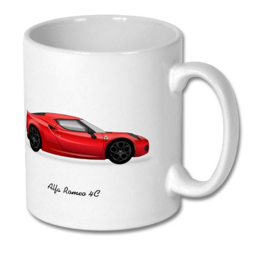MUG ALFA ROMEO 4C Double Sided Car Art Mug - Etsy