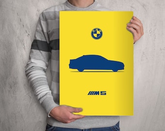 Bmw E60 Poster | Etsy