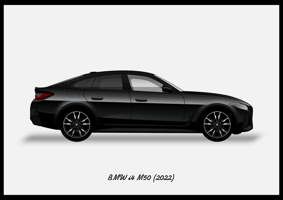 BMW G26 - I4 - Colour Vector File Download - .PDF, .svg, .png - Etsy