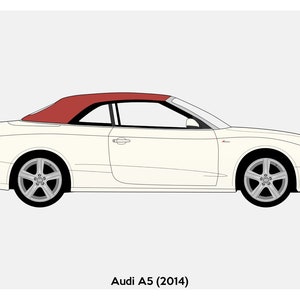 POSTER Audi A5 Vector Art - Etsy