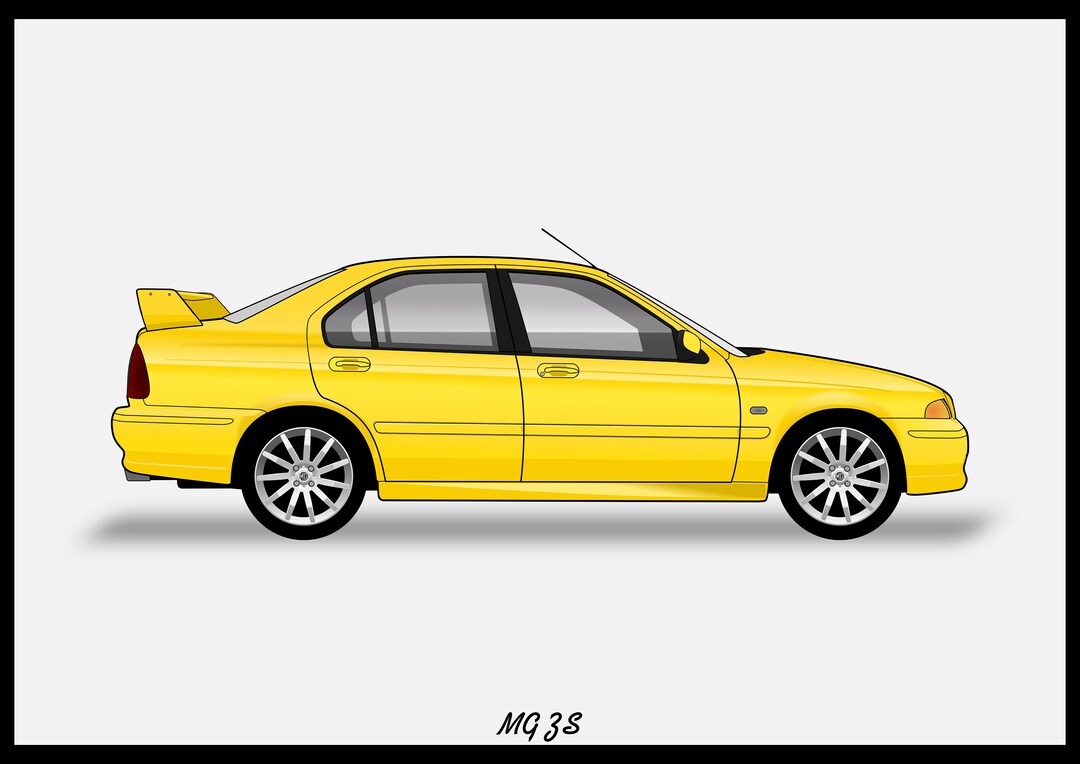 MG ZS - Colour Vector File Download - .PDF, .svg, .png - Etsy