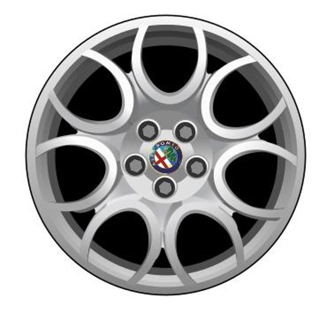 ALFA ROMEO WHEELS - Colour Vector File Download - .pdf, .svg, .png - Etsy