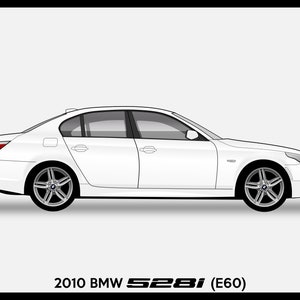 POSTER BMW E60 5 Series Vector Art - Etsy UK