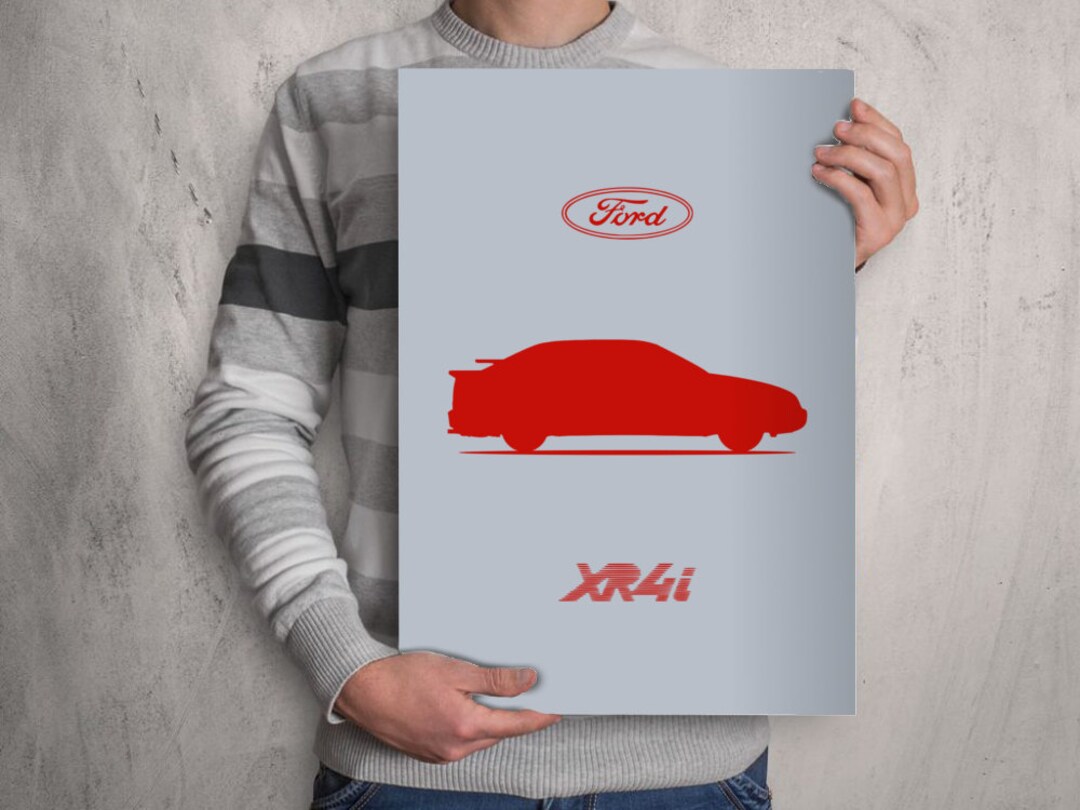 POSTER - Ford Sierra Xr4i Silhouette - Etsy