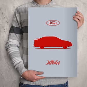 POSTER - Ford Sierra Xr4i Silhouette - Etsy