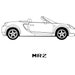 TOYOTA MR2 Outline Vector - .SVG, .pdf, .png - Etsy