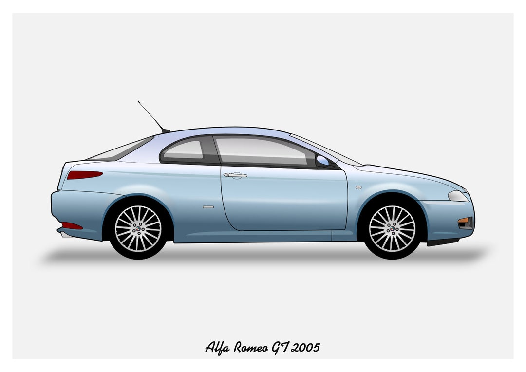 POSTER - Alfa Romeo GT Vector Art - Etsy
