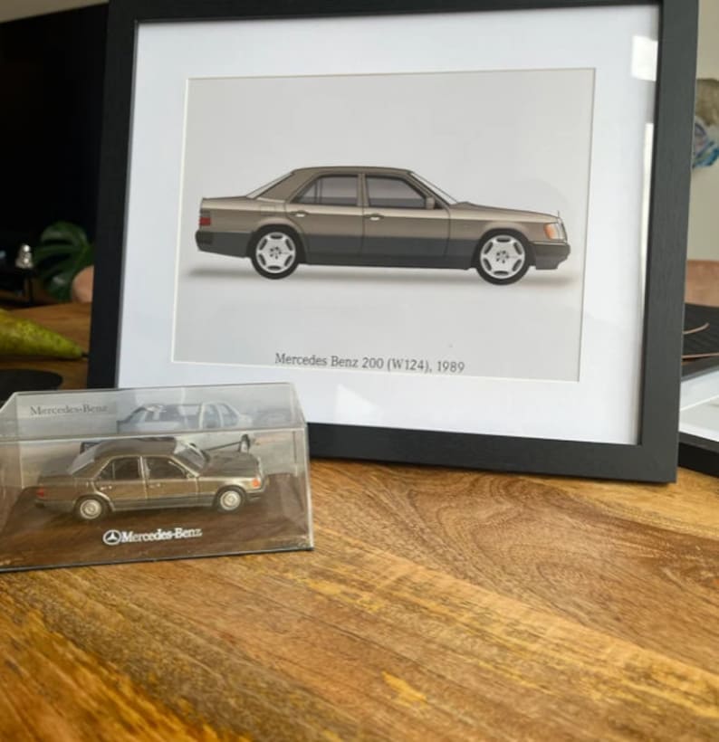 Personalised Car History Poster Digital Drawing and Print of - Etsy