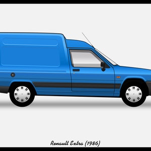 POSTER RENAULT EXTRA Express Vector Art - Etsy