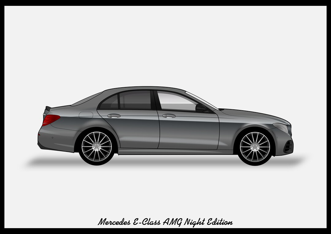 MERCEDES W213 E-class - Colour Vector File Download - .PDF, .svg, .png ...