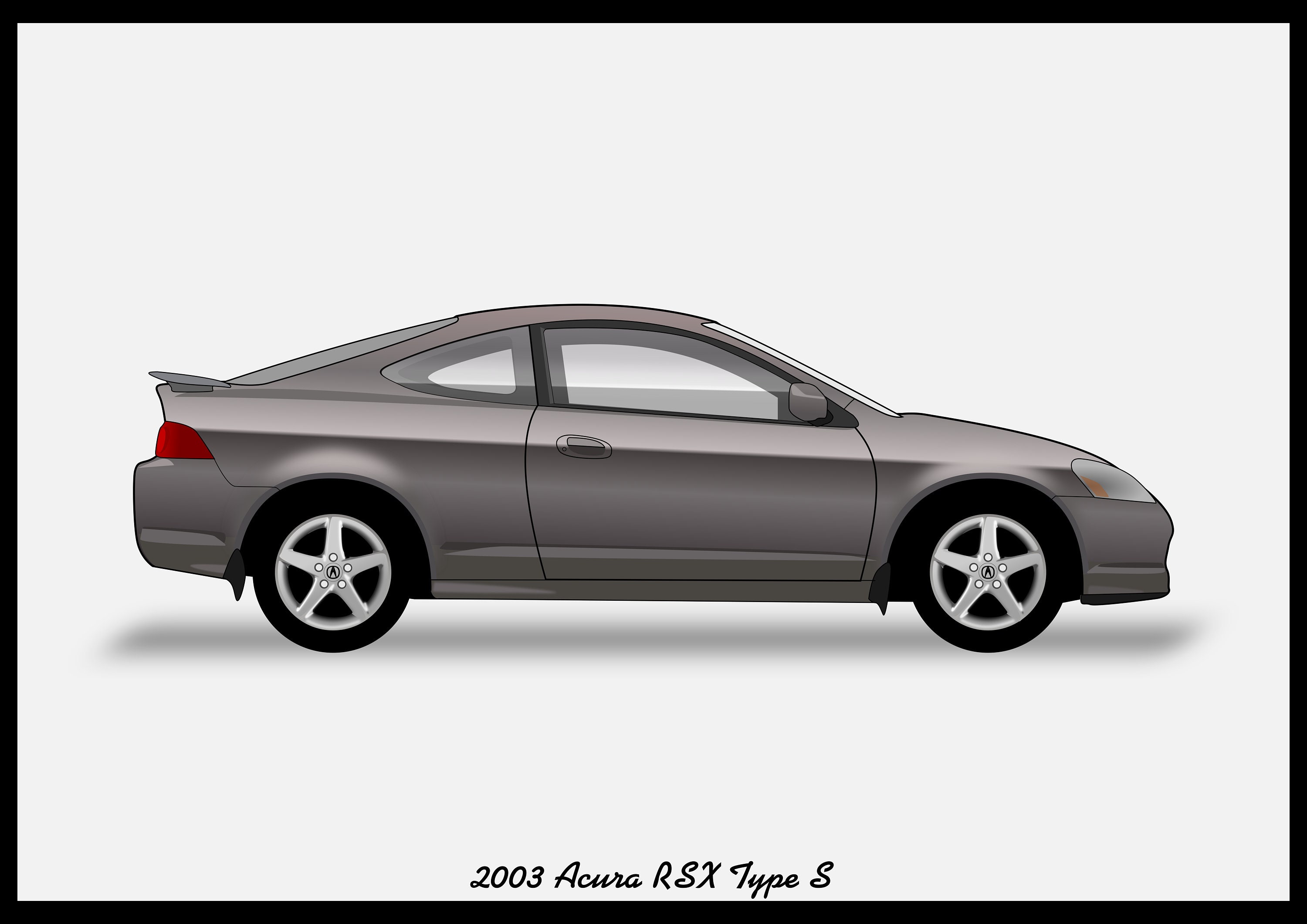 POSTER ACURA RSX Vector Art - Etsy