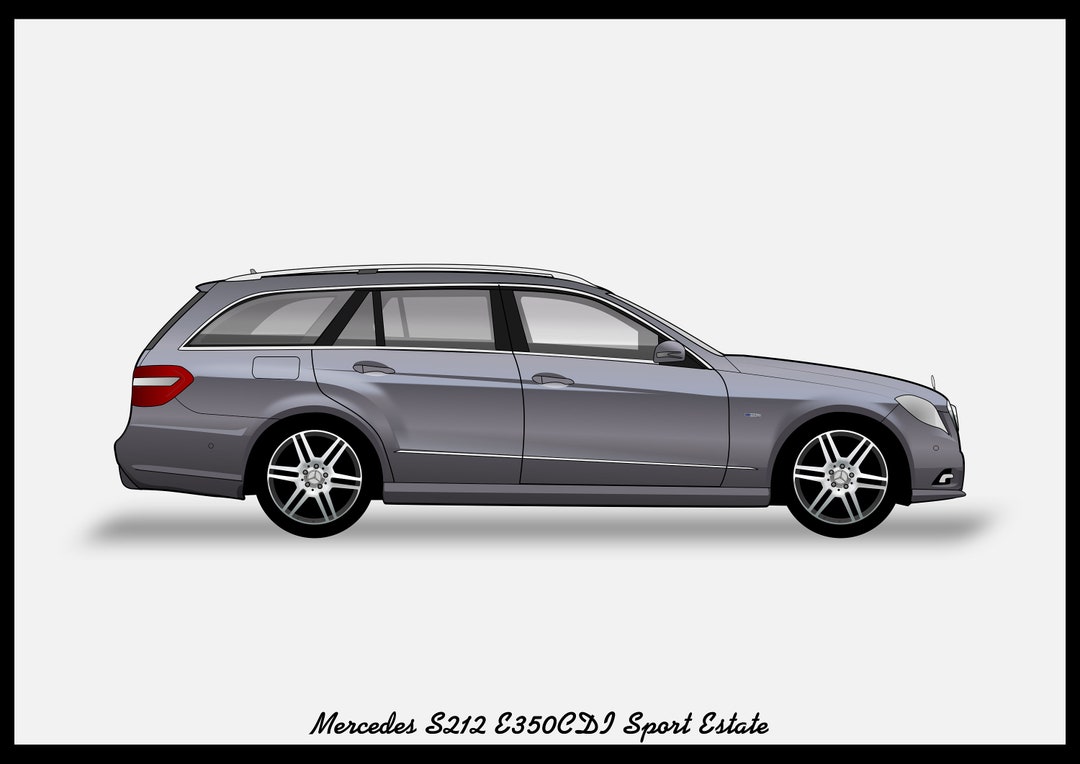 MERCEDES S212 E-class - Colour Vector File Download - .PDF, .svg, .png ...