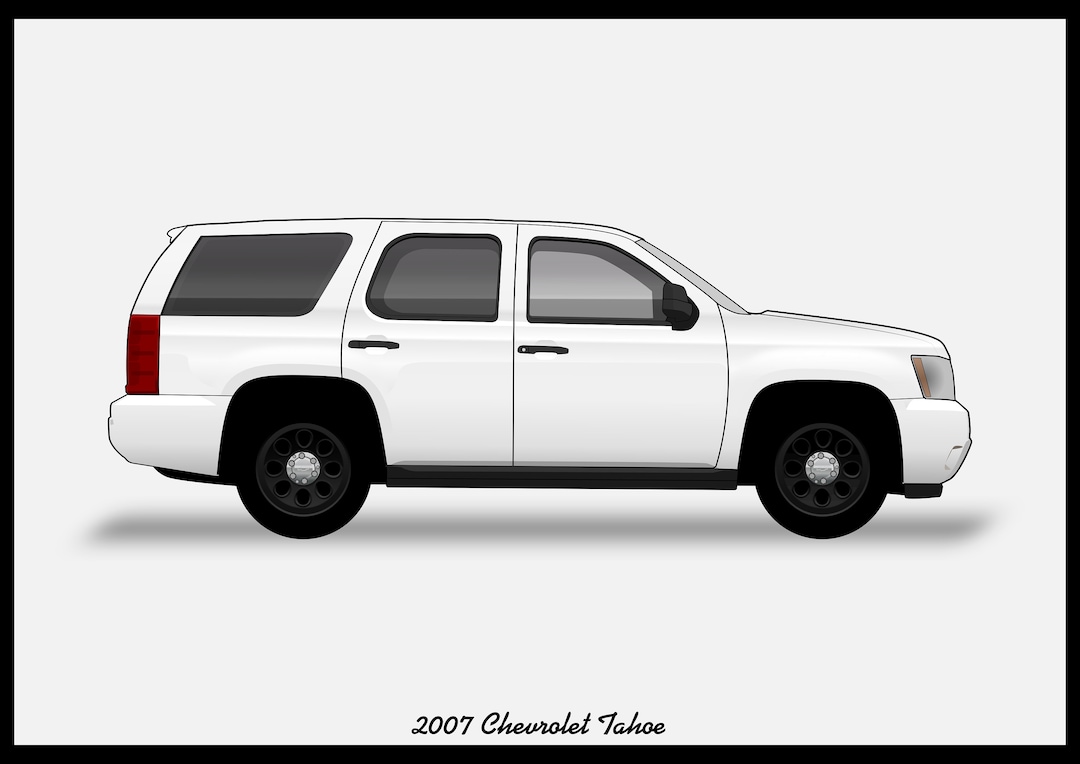 CHEVROLET TAHOE 2007 - Colour Vector File Download - .PDF, .svg, .png ...