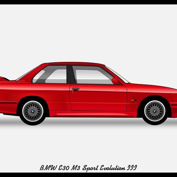 Bmw Vector E30 - Etsy