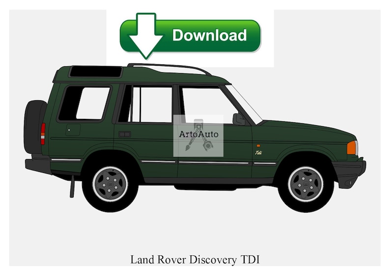 Land Rover Discovery Tdi Colour Vector File .SVG .PDF .png - Etsy
