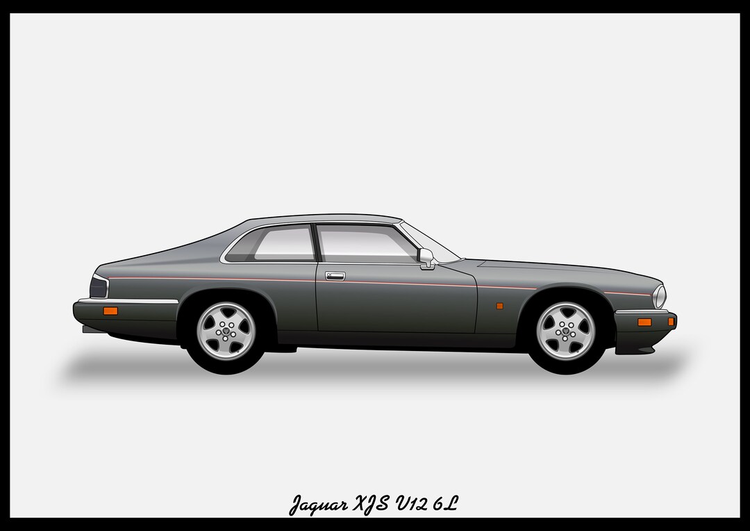POSTER - JAGUAR XJS Final Edition Vector Art - Etsy
