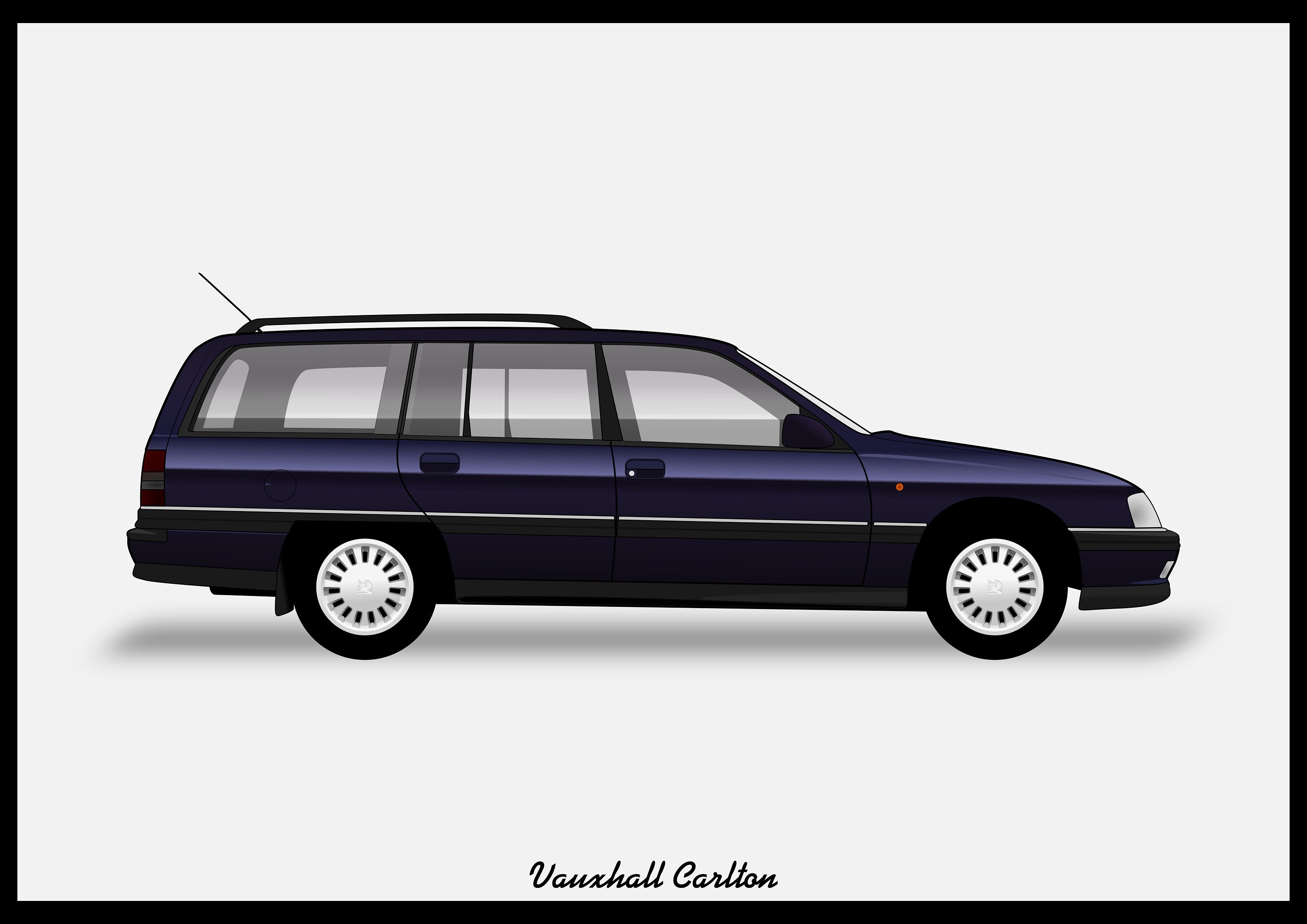VAUXHALL CARLTON Mk2 - Colour Vector File Download - .PDF, .svg, .png ...