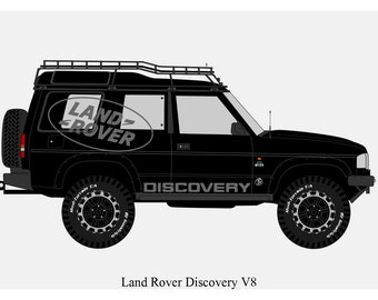 POSTER Land Rover Discovery 1 XS Vector Art | Etsy