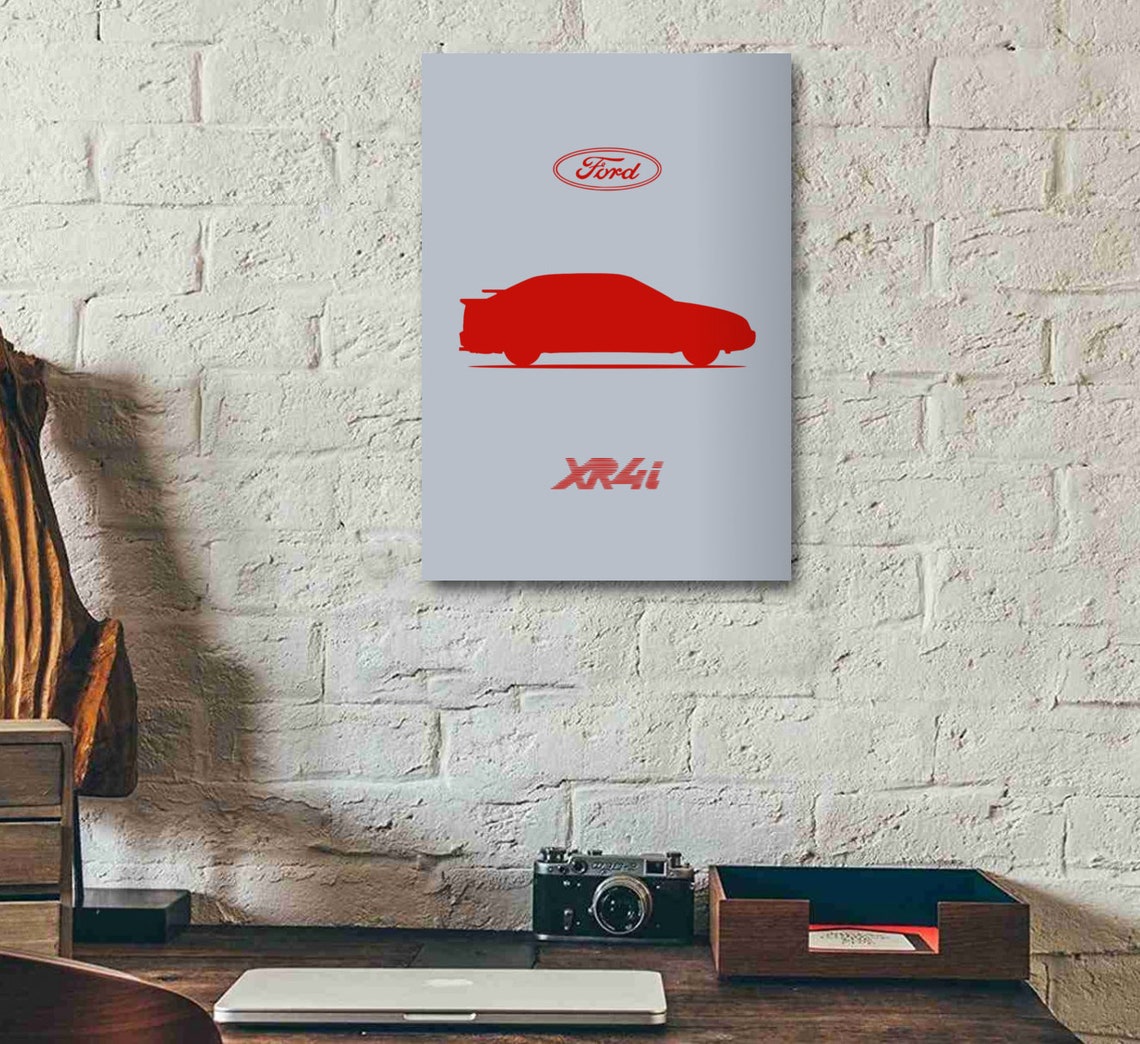 POSTER Ford Sierra Xr4i Silhouette | Etsy