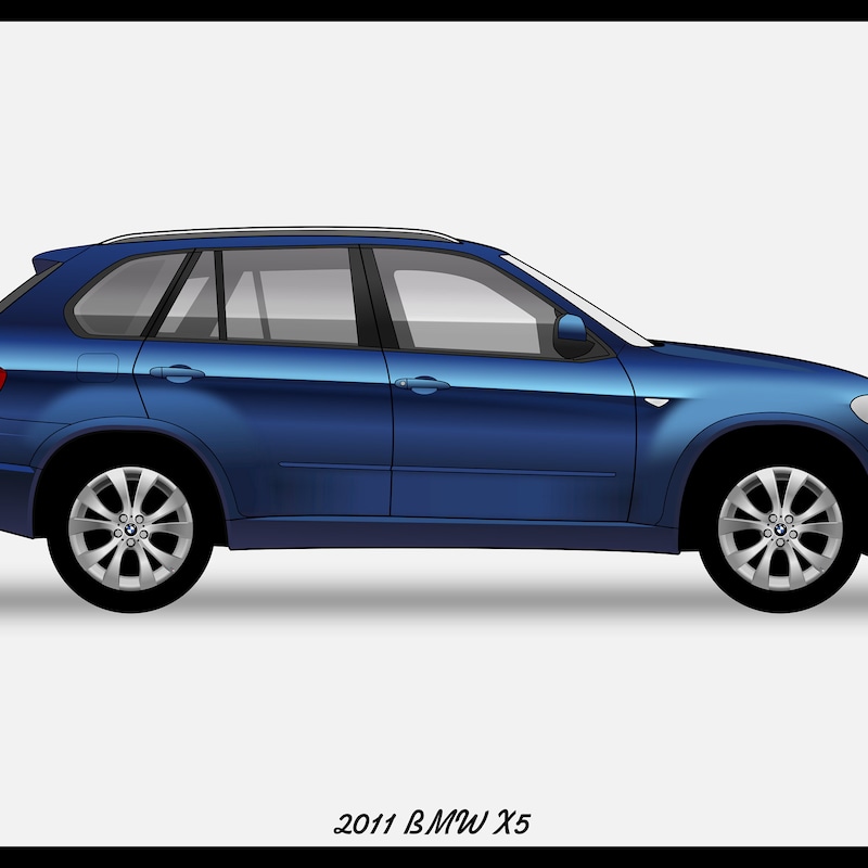 Bmw X5 Vector Svg - Etsy
