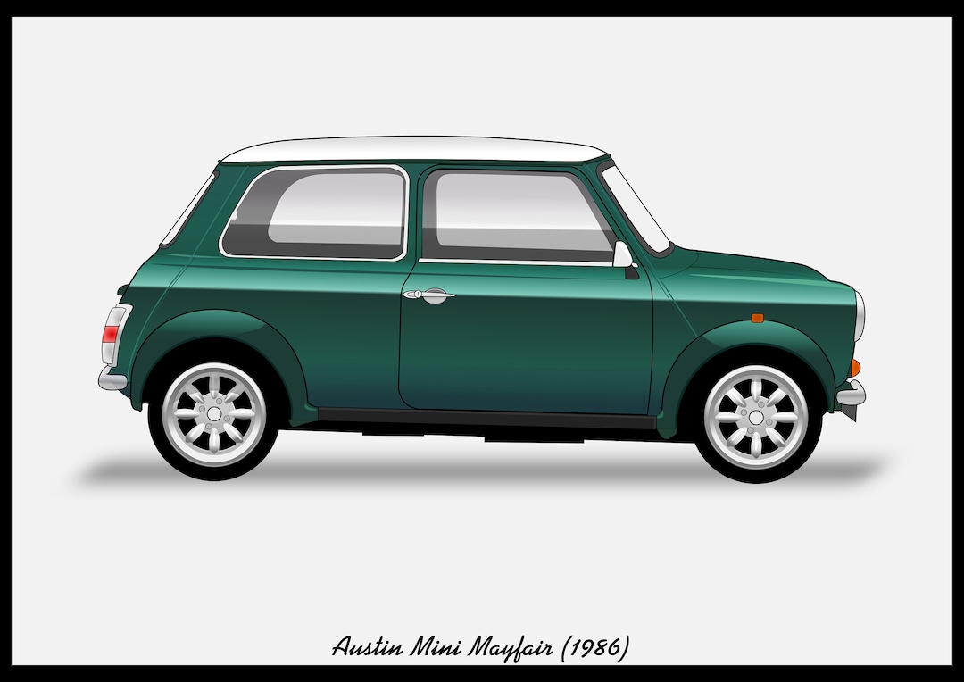 MINI CLASSIC Colour Vector File Download .PDF, .svg, .png - Etsy
