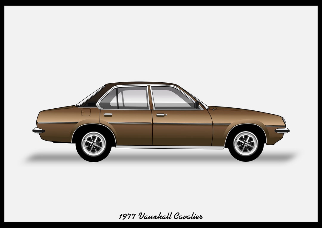 VAUXHALL CAVALIER Mk1 - Colour Vector File Download - .PDF, .svg, .png ...