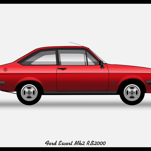 Escort Mk2 Svg - Etsy Australia