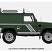 POSTER - Land Rover Defender 90 Green Vector Art - Etsy
