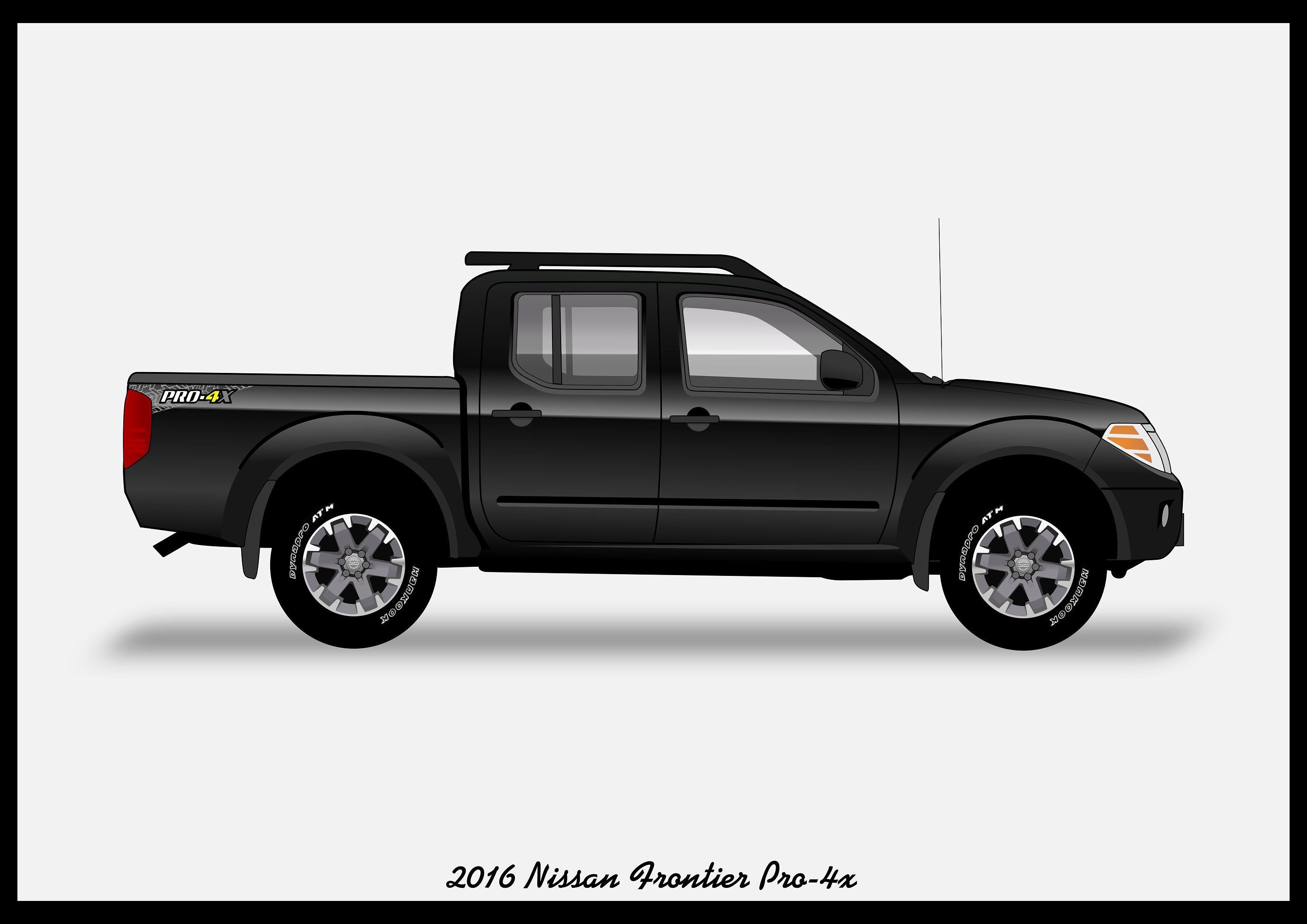CARTEL NISSAN FRONTIER Vector Art | Etsy