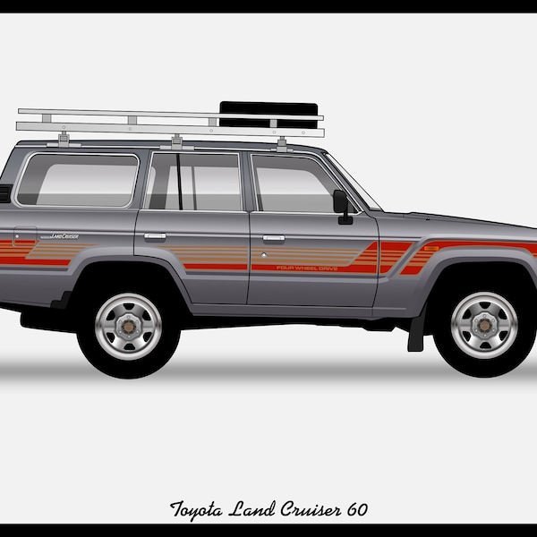 Toyota Landcruiser Svg - Etsy