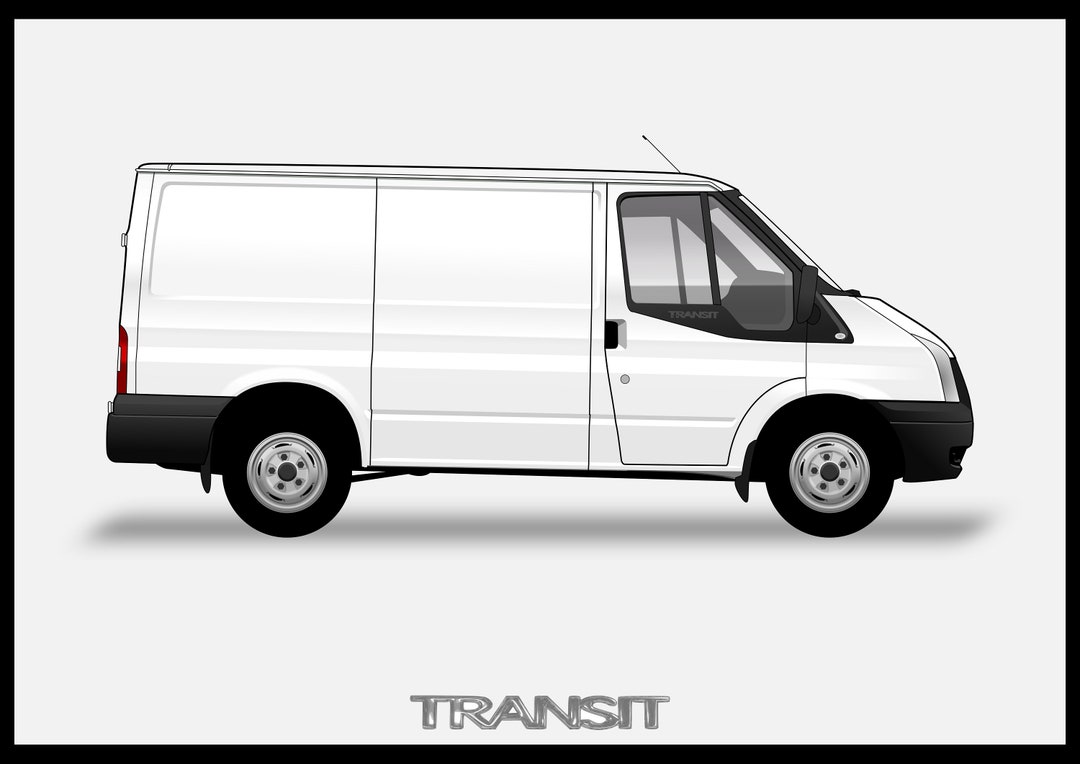 FORD TRANSIT - Colour Vector File Download - .PDF, .svg, .png - Etsy