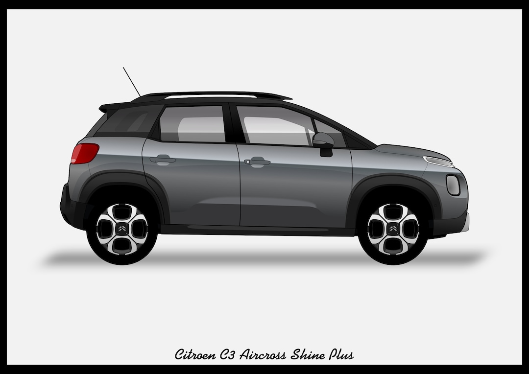CITROEN C3 AIRCROSS Colour Vector File Download .PDF, .svg, .png - Etsy