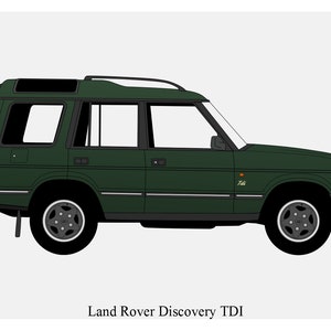POSTER - Land Rover Discovery 1 Tdi Vector Art - Etsy