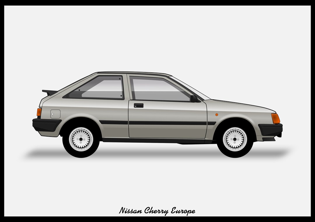 NISSAN CHERRY Europe - Colour Vector File Download - .PDF, .svg, .png ...